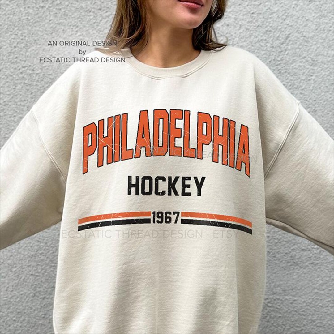 Philadelphia Hockey Sweatshirt, Vintage Philadelphia Hockey, Hockey ...
