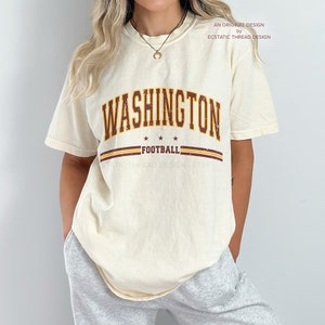 Vintage Washington Football Shirt, Distressed Washington Football Shirt ...