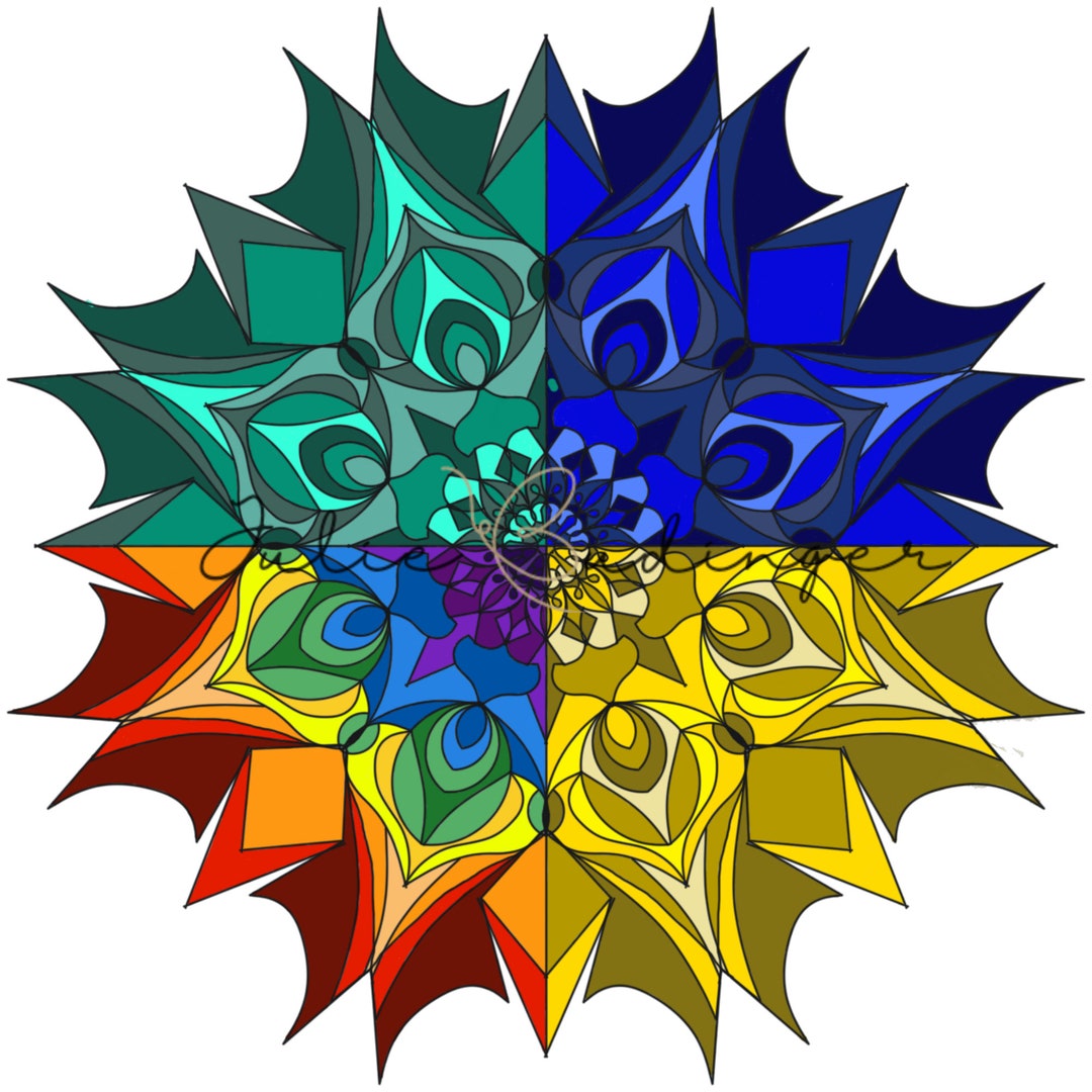 Archangel Mandala - Etsy