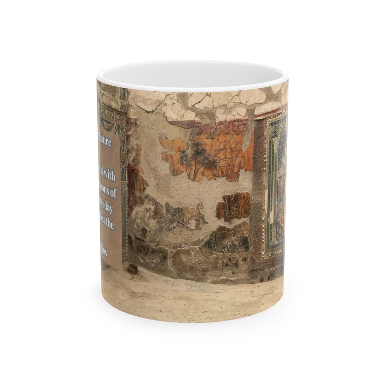 Stoic Ceramic Mug, Marcus Aurelius Quote, the Future, Stoic Gift, Stoic ...