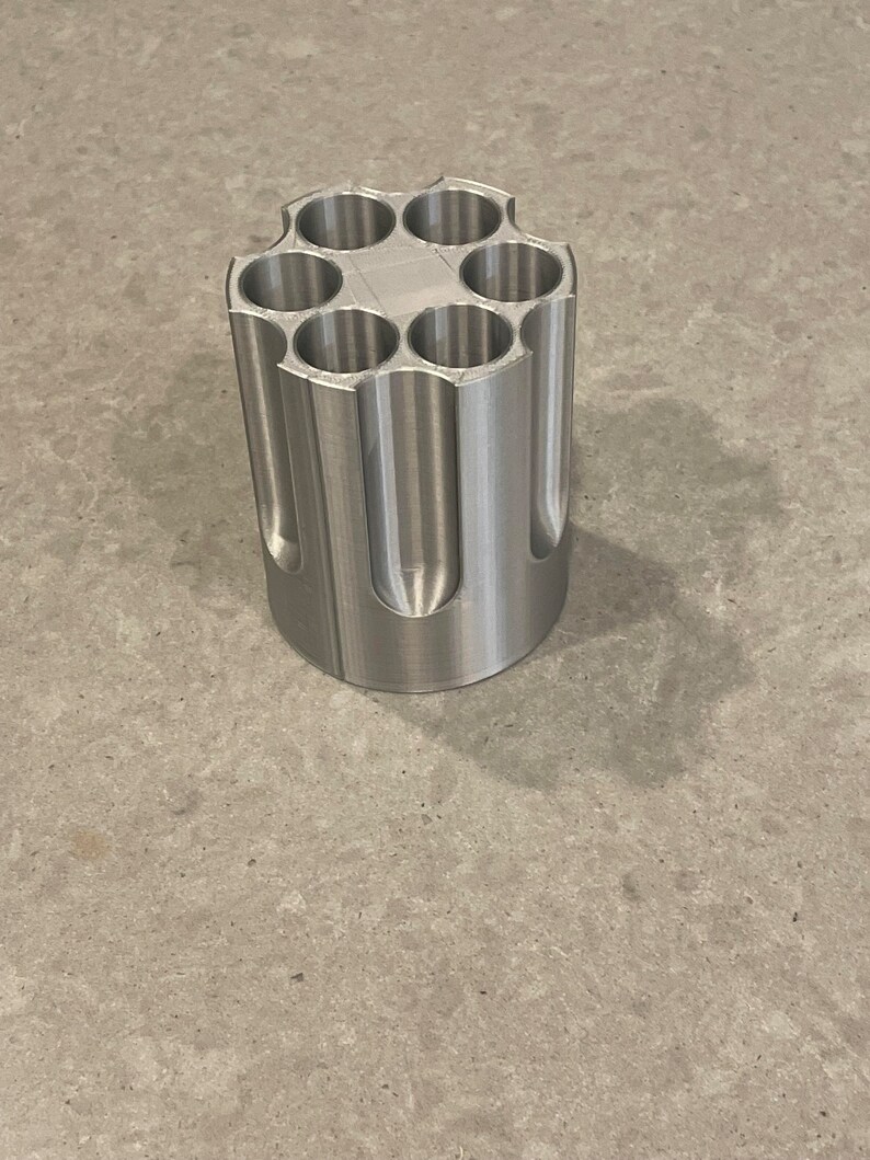 3d Printed Revolver Cylinder Pen Holder - Etsy