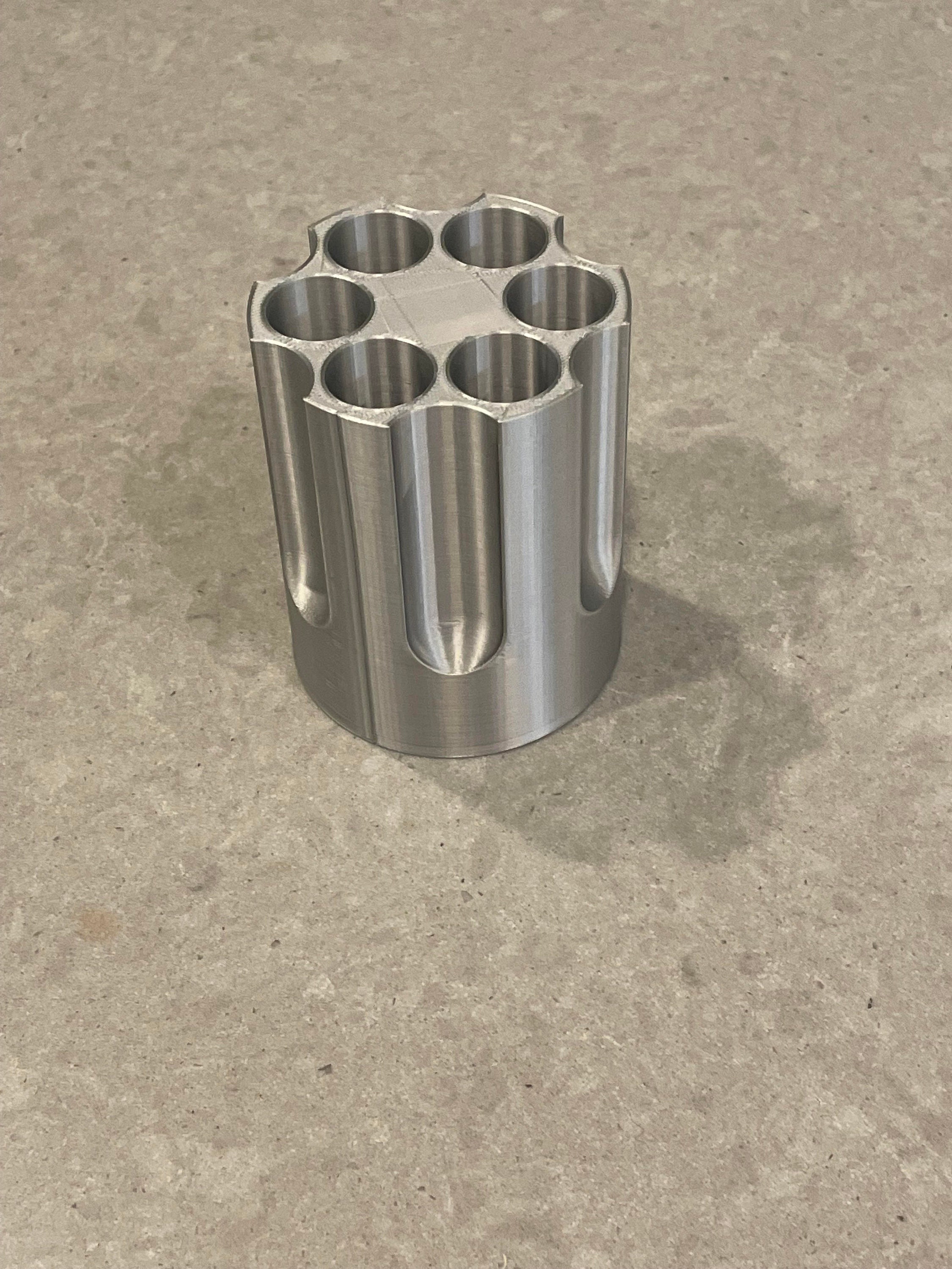 3d Printed Revolver Cylinder Pen Holder - Etsy