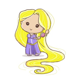 Set of 6 Princess Kids Bathroom Bedtime Prints Instant Download Wall ...