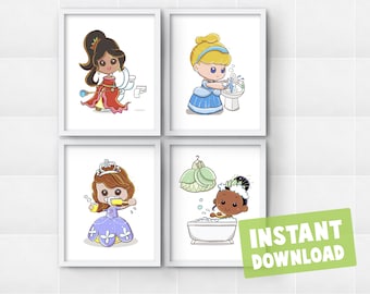 Set of 6 Superhero Kids Children Bathroom Bedtime Daily Chores Routine ...