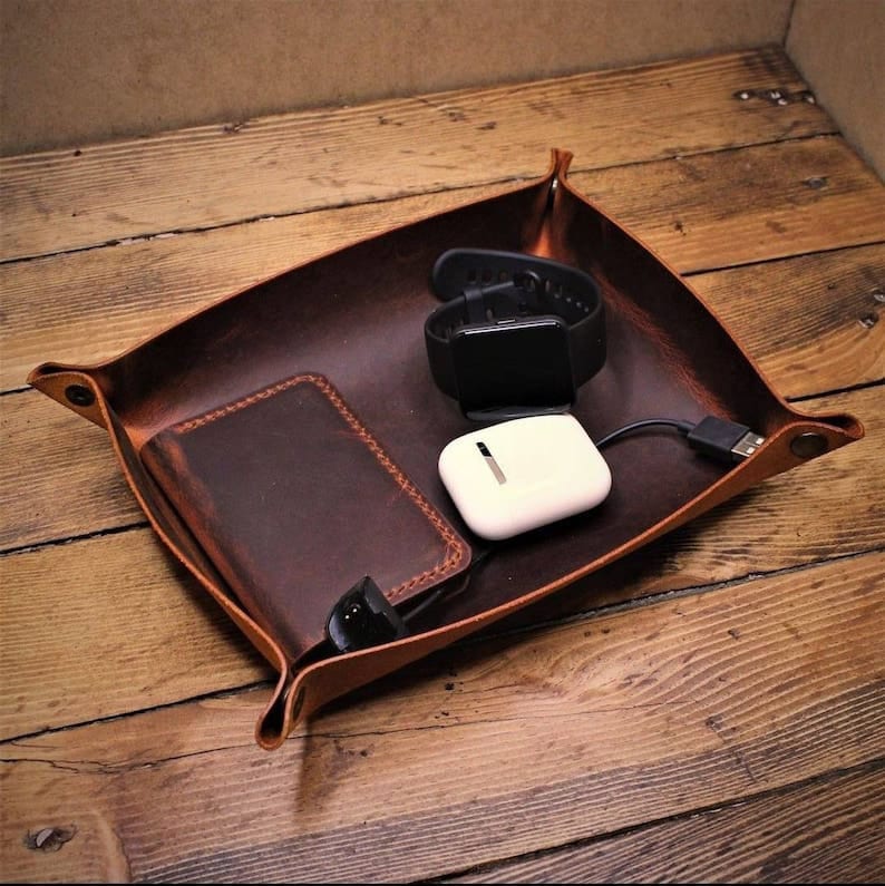 Leather Tool Organizer Template SM and L Leather Tray - Etsy