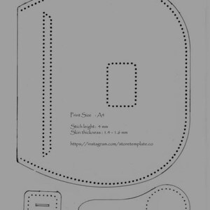 Woman Bag Template Pattern, Bag Pdf, Leather Products Pattern - Etsy