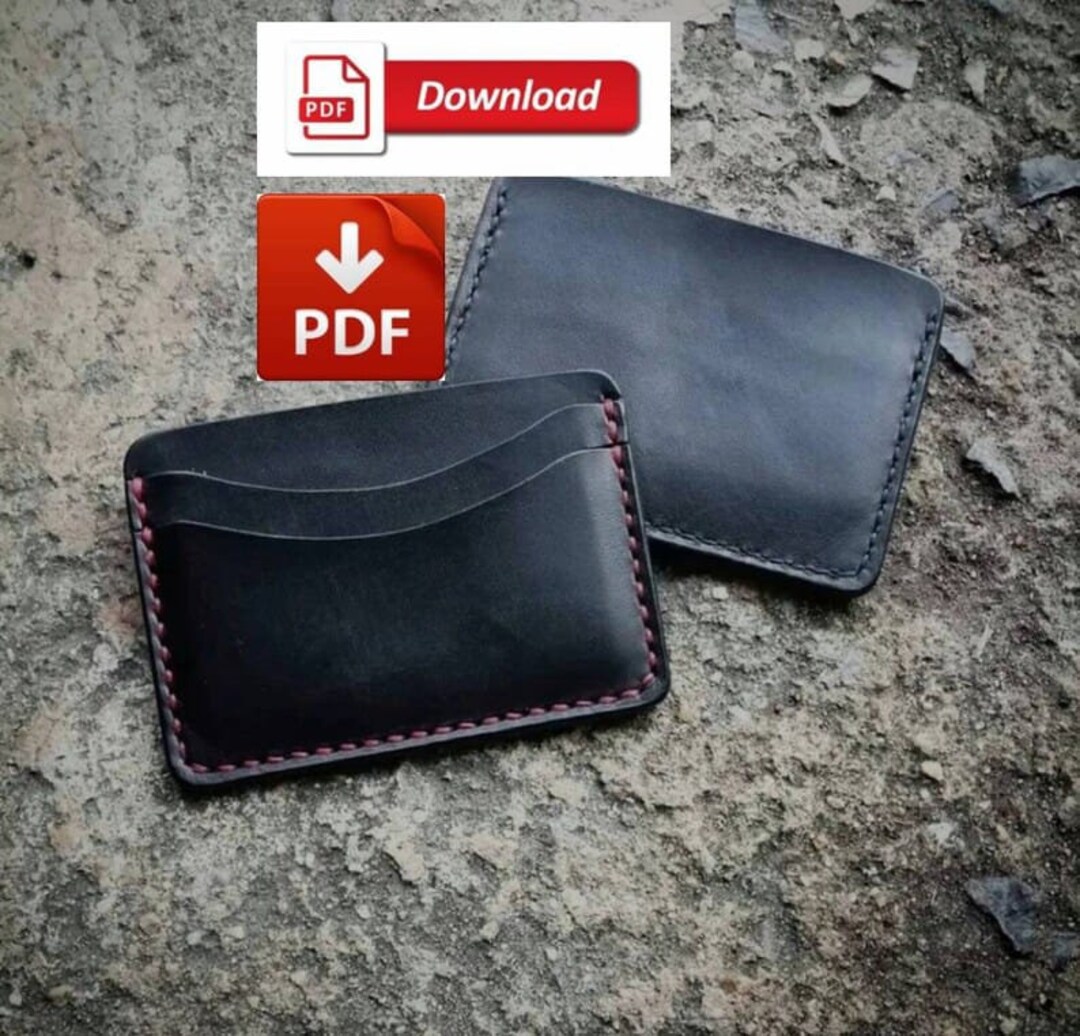 Two Model Template, Credit Card Holder, Card Case Pattern, Wallet Pdf ...