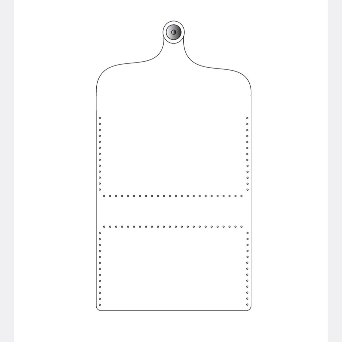 Plantilla Cartera plegable de cuero hecha a mano, Patrón de tarjetero ...