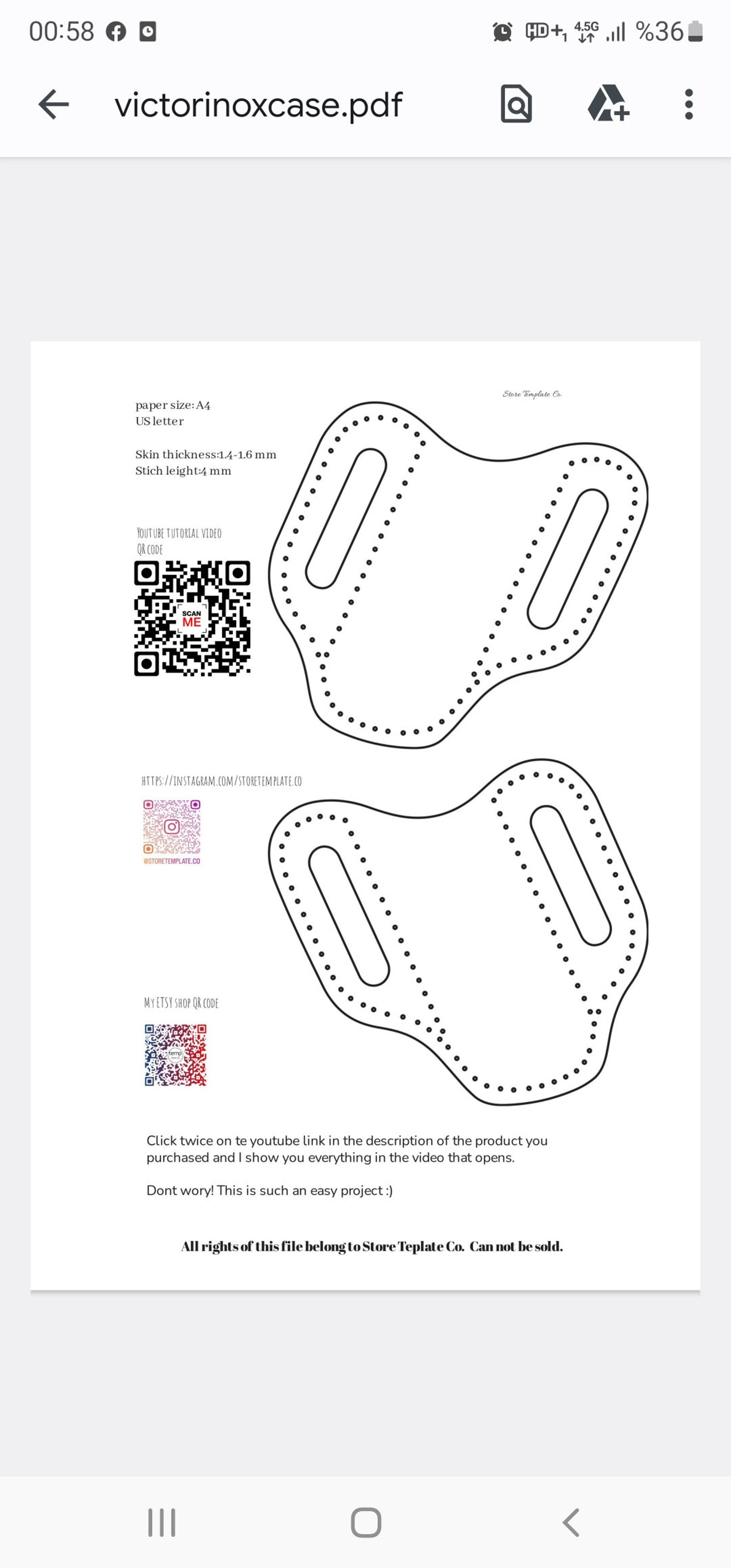 Knife Sheath Template Pattern Pocket Knife Case Pdf Leather - Etsy