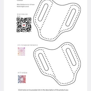 Knife Sheath Template Pattern, Pocket Knife Case Pdf, Leather Products ...