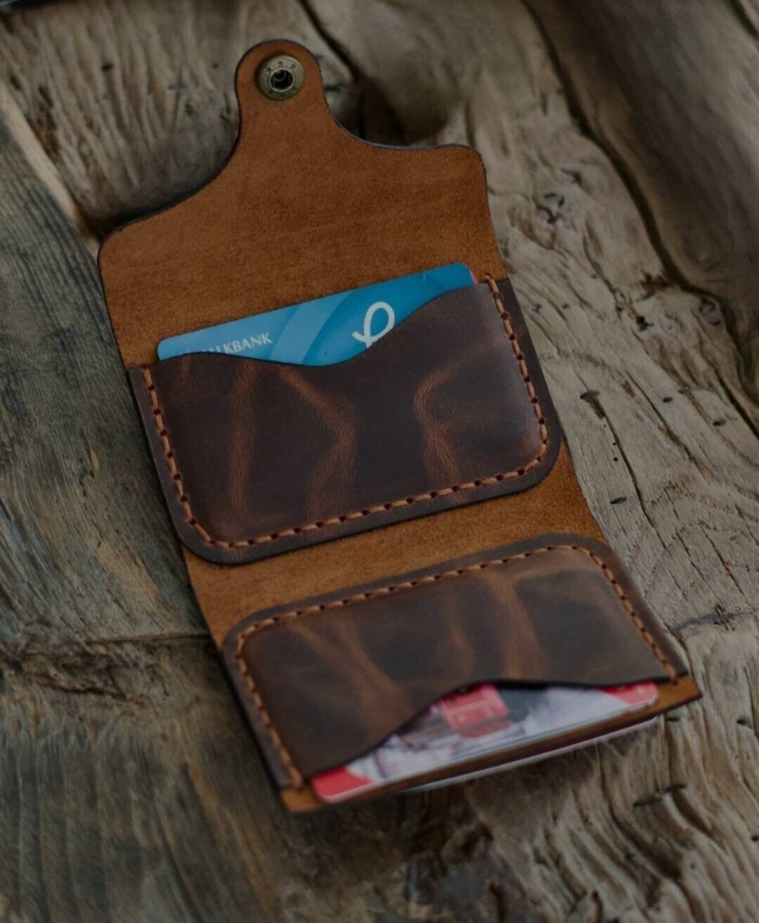 Template) Handmade Leather Bifold Wallet, Card Holder Pattern, Wallet ...