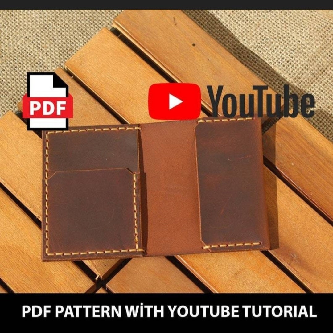 Template Bifold Wallet, Card Holder Pattern, Card Case Pdf - Etsy