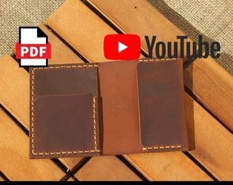 Template Handmade Leather Bifold Wallet, Card Holder Pattern, Wallet Pdf - Etsy