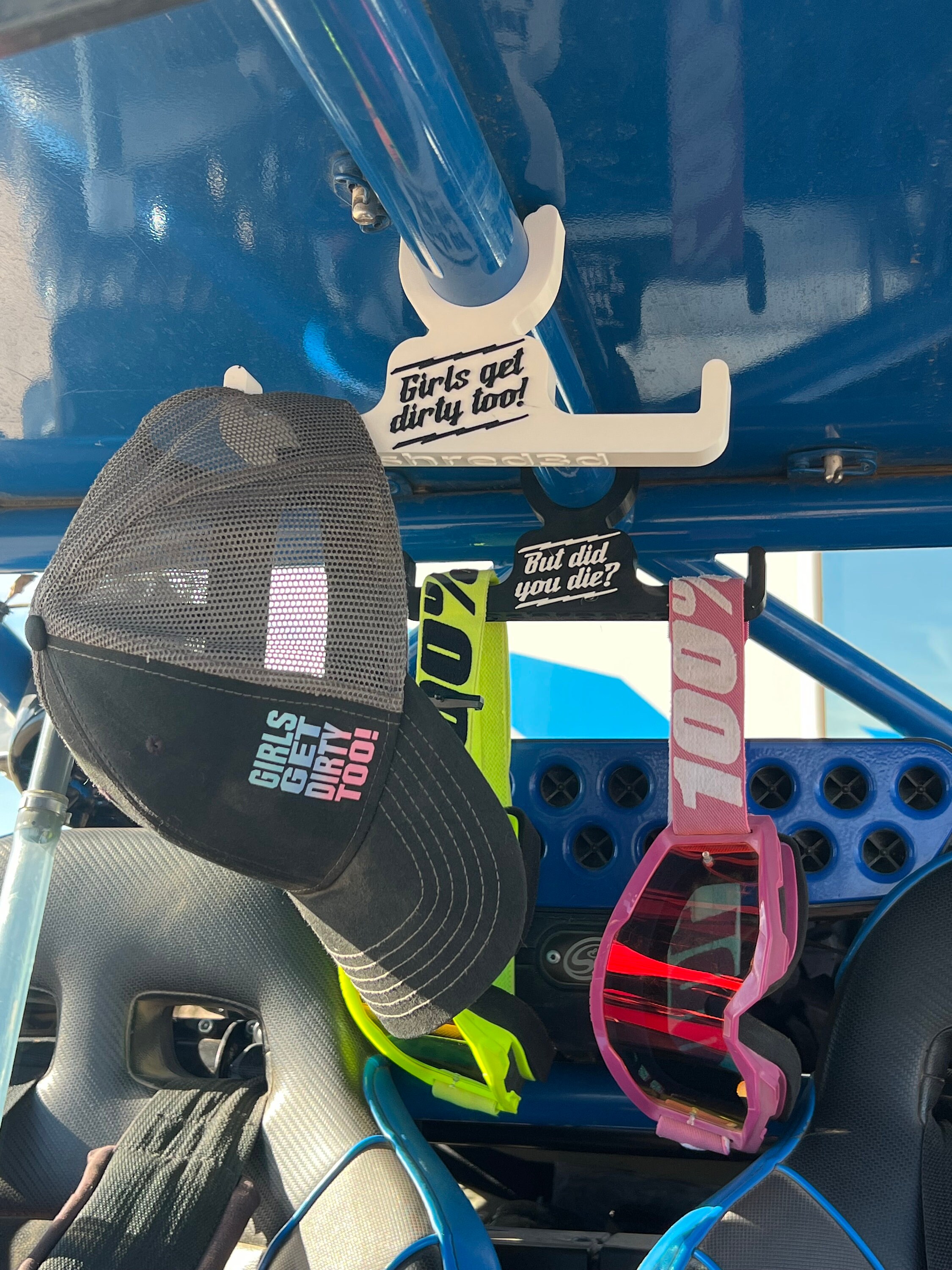 SXS, UTV, Headset / Goggle Hangers, RZR, Canam, Talon, Teryx, Ranger ...