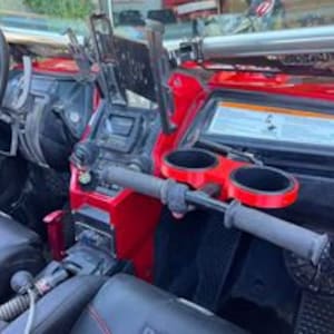 RZR Cup Holder, Grab Handle, 3d Printed, Sxs, Utv, Polaris, Drink ...