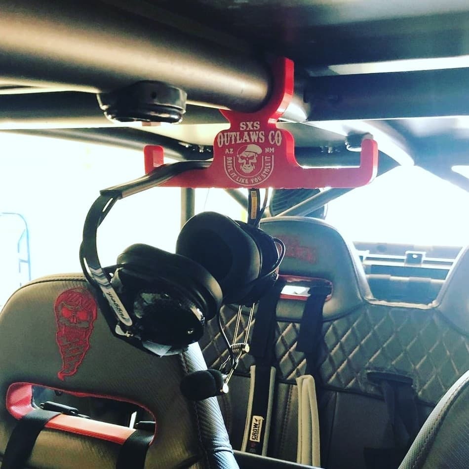 Headset / Goggle Hangers for UTV Customized With Your Logo - Etsy