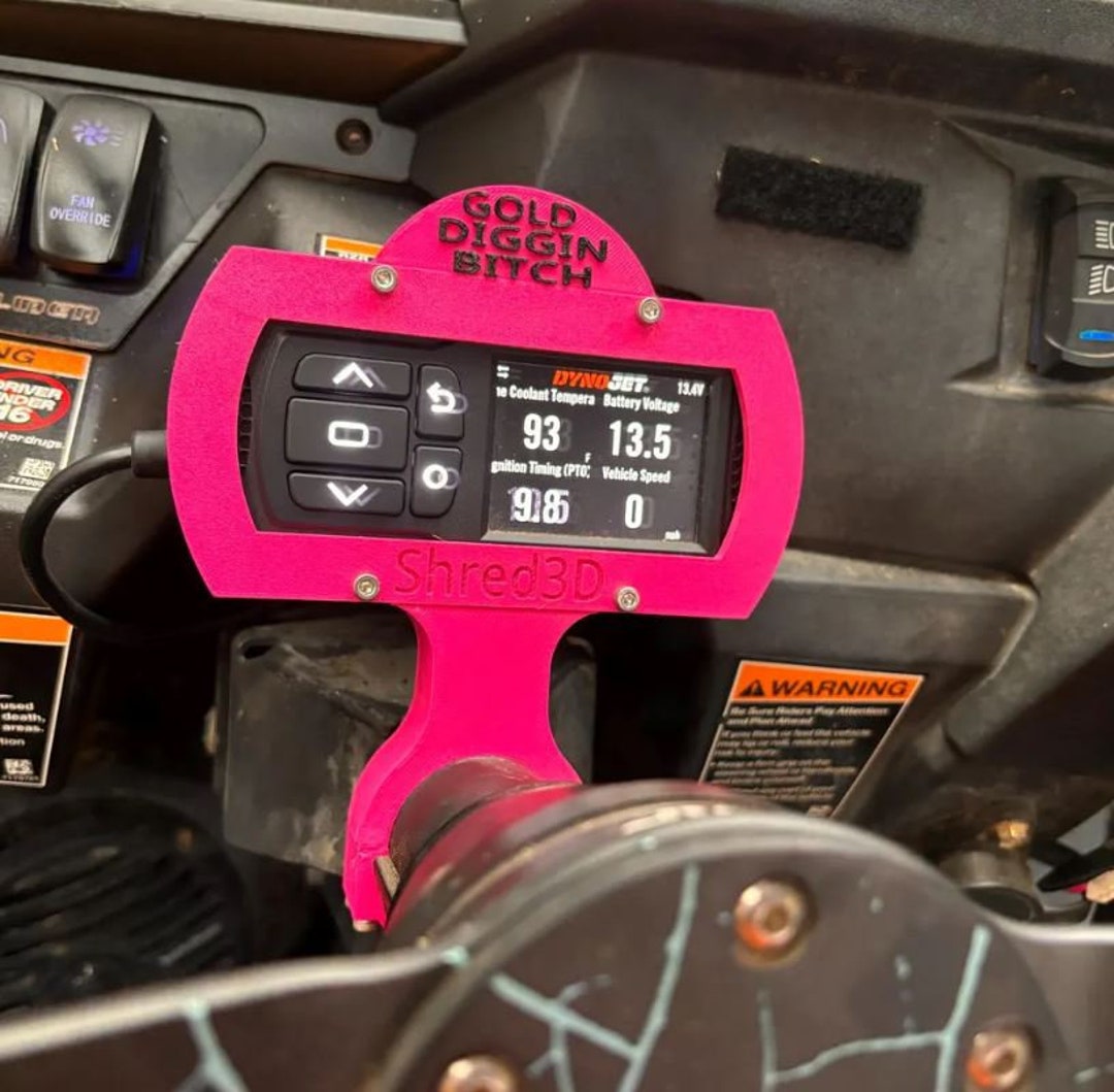 Power Vision Lll Dynojet Tuner Mount for Polaris RZR, 3D Printed and ...