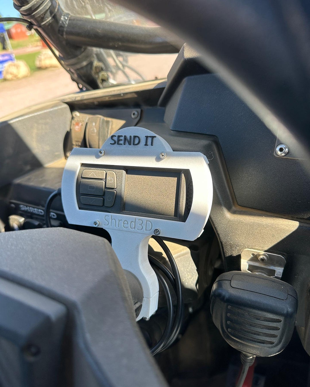 Power Vision Lll Dynojet Tuner Mount for Polaris RZR, 3D Printed and ...