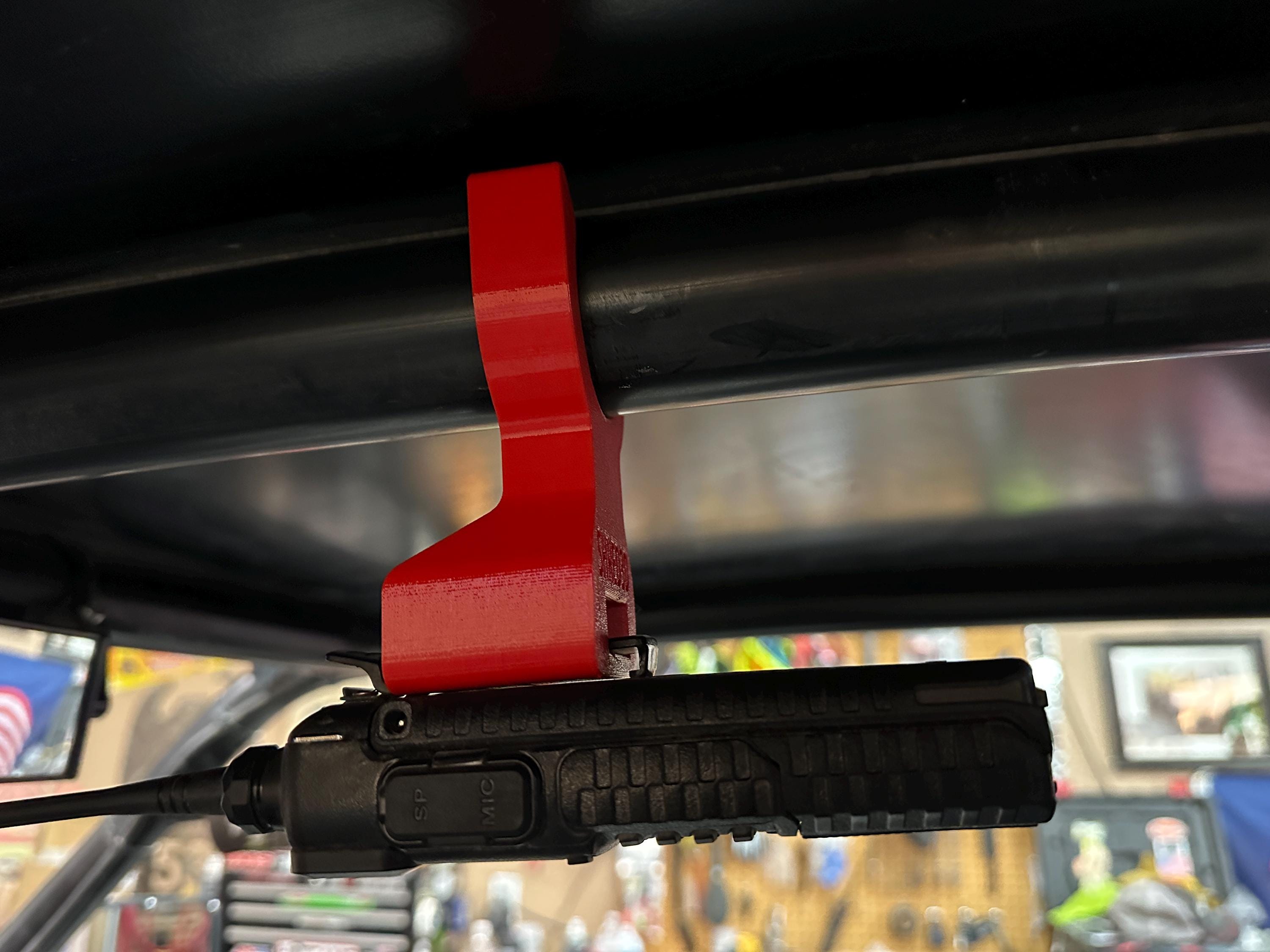 Hand Held Rugged / Baofeng Radio Hanger Mount, Press Fit Onto SXS, UTV ...