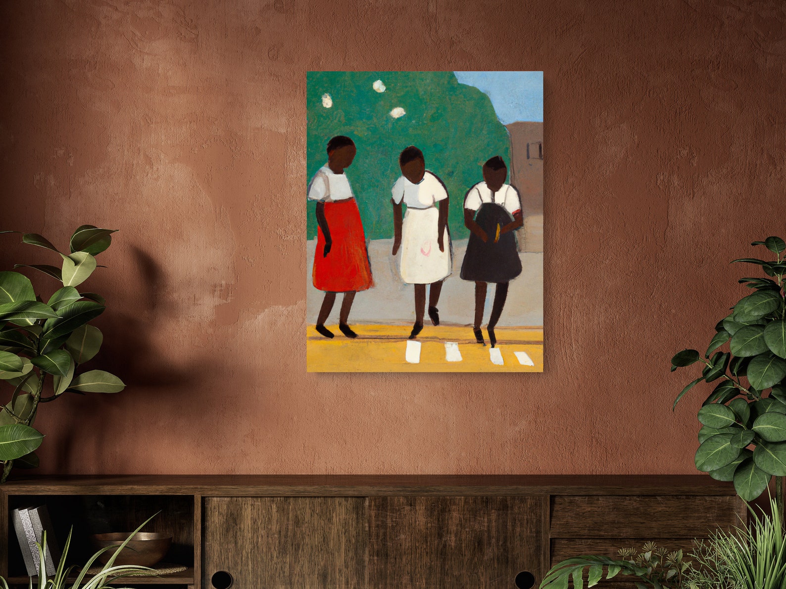 Black Folk Art, Hop, CANVAS Wall Art | Black Art Prints, African ...