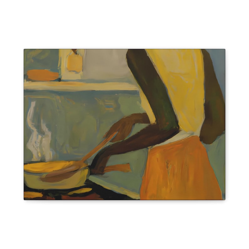 Wednesday, Kitchen Series, Horizontal CANVAS Wall Art | Black Cooking ...