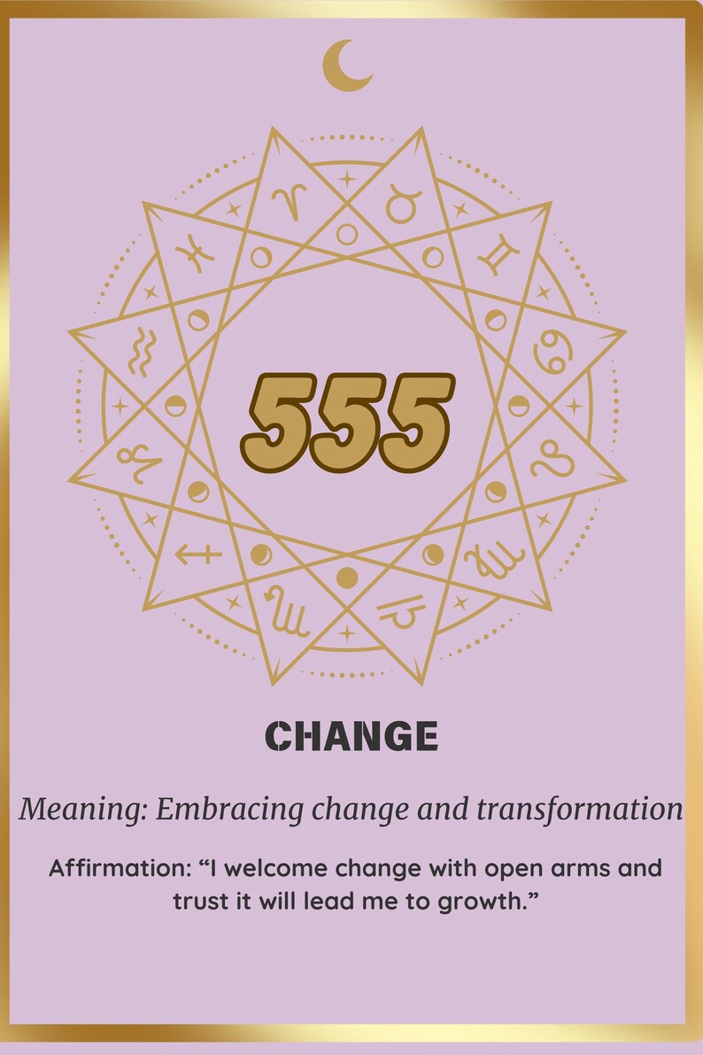 Angel Numbers Meditation Cards – Spiritual Affirmations for Guidance ...