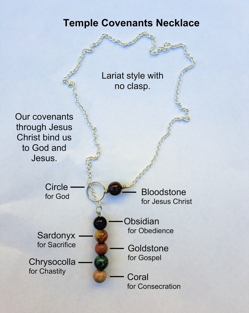 Temple Covenant Acrostic Necklace Bracelet Earrings LDS Christian ...