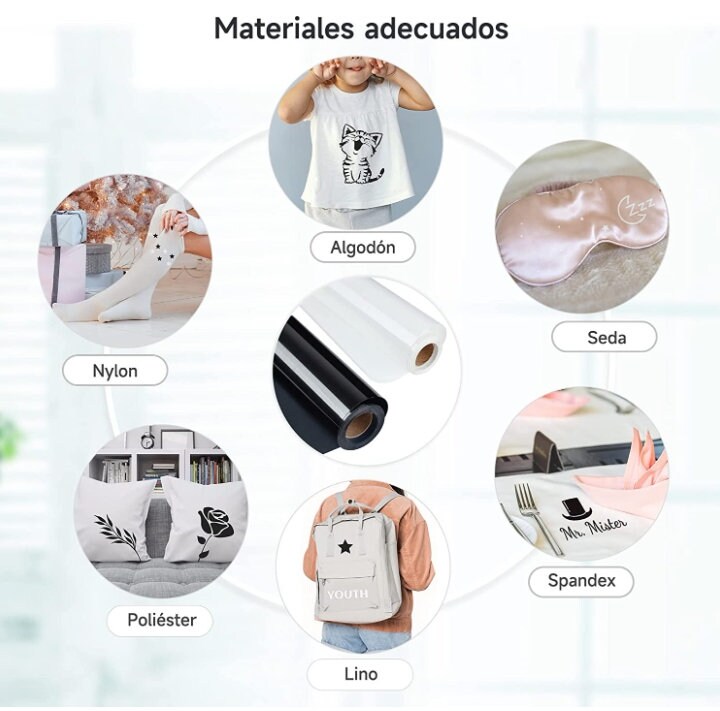 Textile Vinyl (thermo Adhesive) Iron on to Personalize Garments ...
