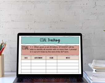 IEP Goals & Data Collection Tracking Sheets Special Education Google ...