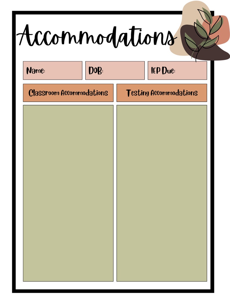 Editable Teacher Binder for Special Education Teachers - Etsy