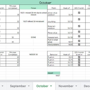 Editable Minute Trackers for SDI - Etsy