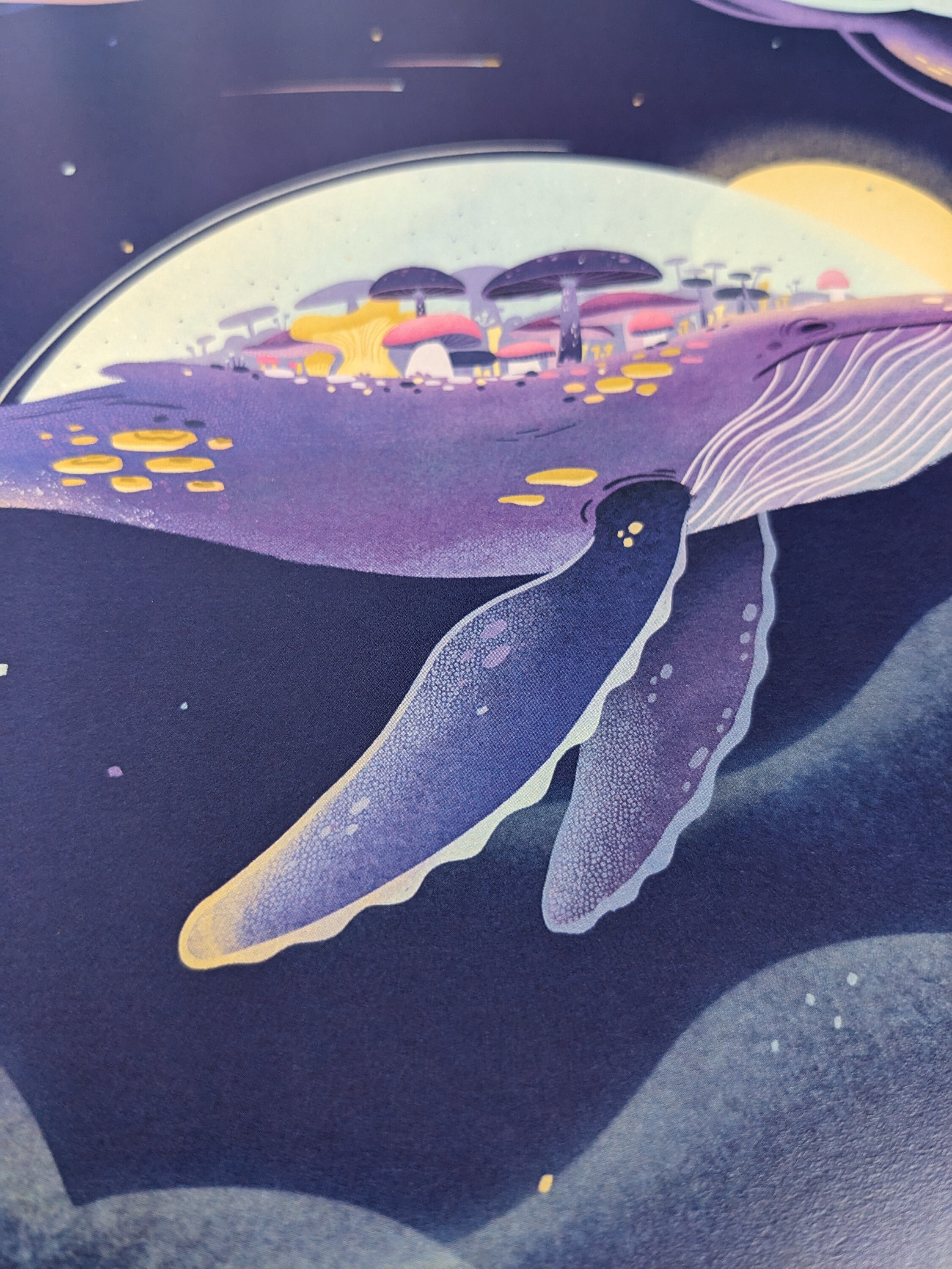 Magical Whale, Art Print 8x10 - Etsy