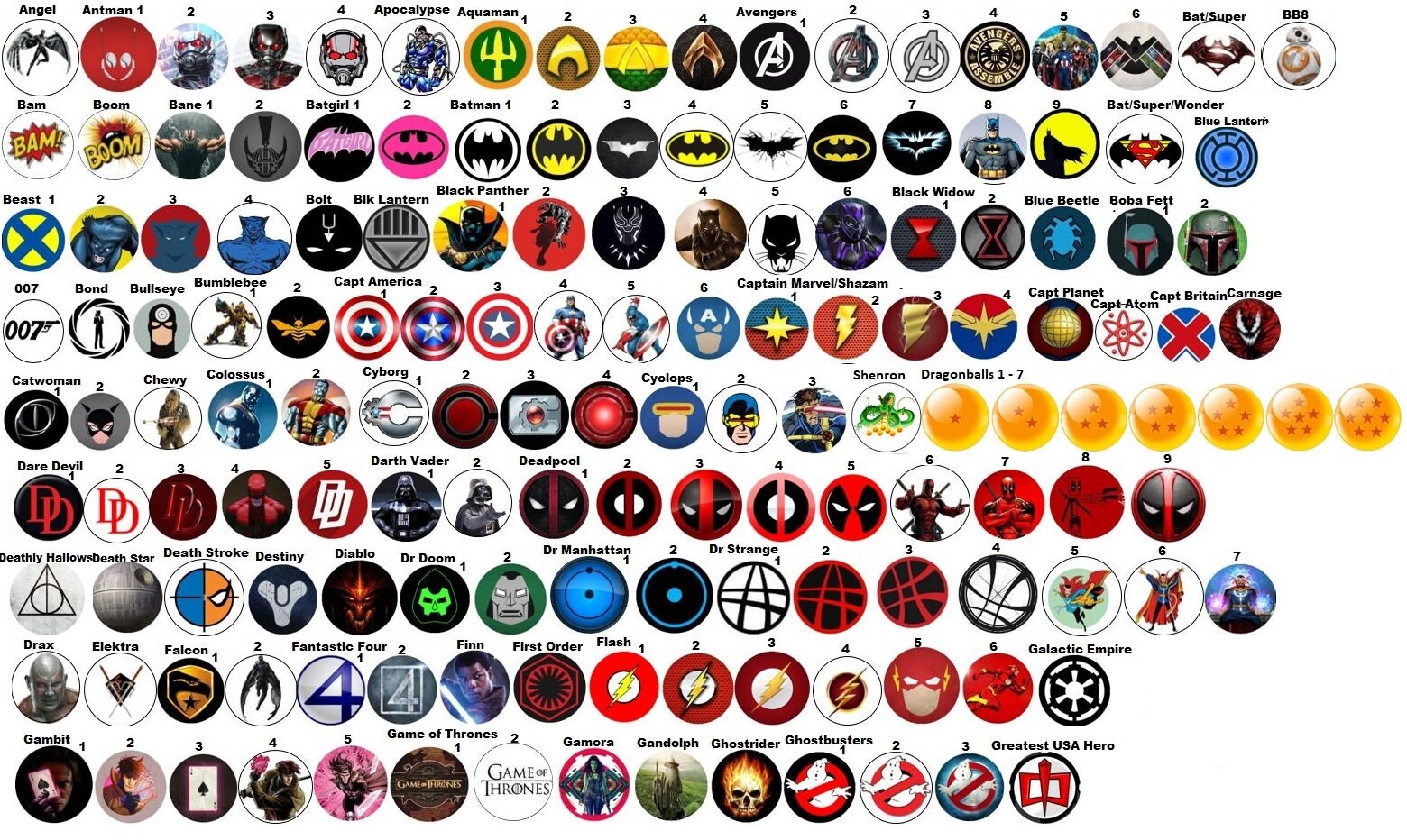 Superhero Lapel Pin Any Hero or Photo Cufflinks and Lapel - Etsy