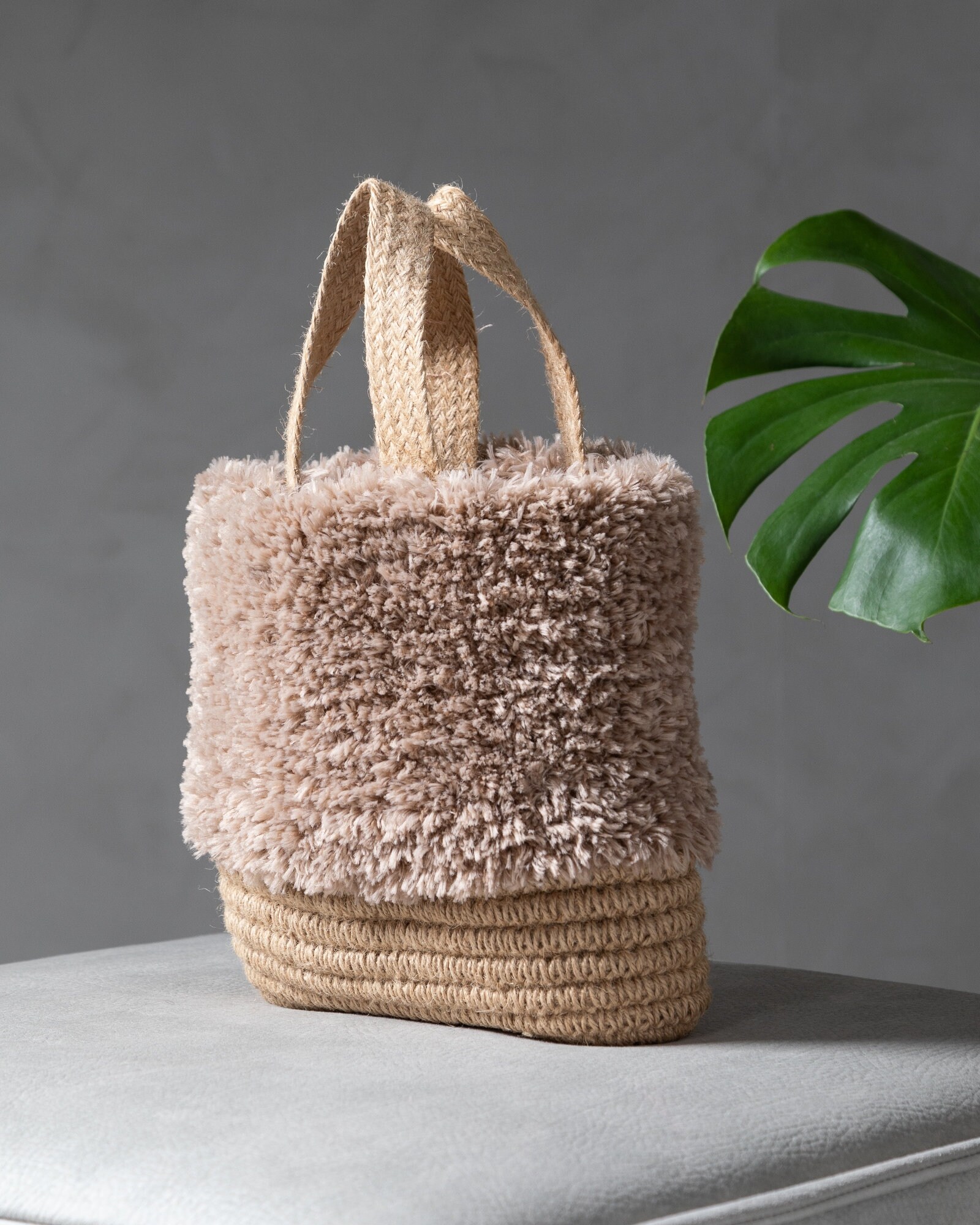 Jute Rope Bag Crochet Boho Tote Bag Cotton Bag Handmade Bag - Etsy