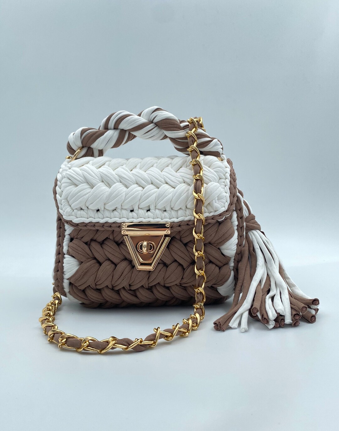 Luxury Bag, Designer Bag, Boho Purse, Custom Made Bag, Trendy Bag, Yarn ...