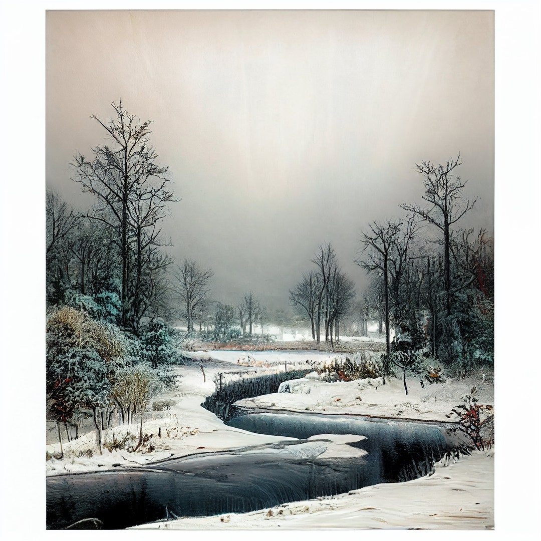 Vintage Winter Wonderland: Serenity in Neutral Tones - Etsy