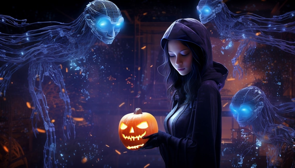Exploring the Fusion of AI and Halloween Magic - Etsy