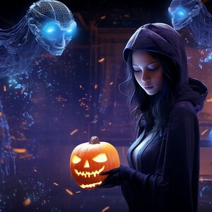 Exploring the Fusion of AI and Halloween Magic - Etsy