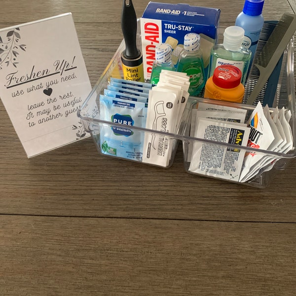 Bathroom Basket Sign - Etsy