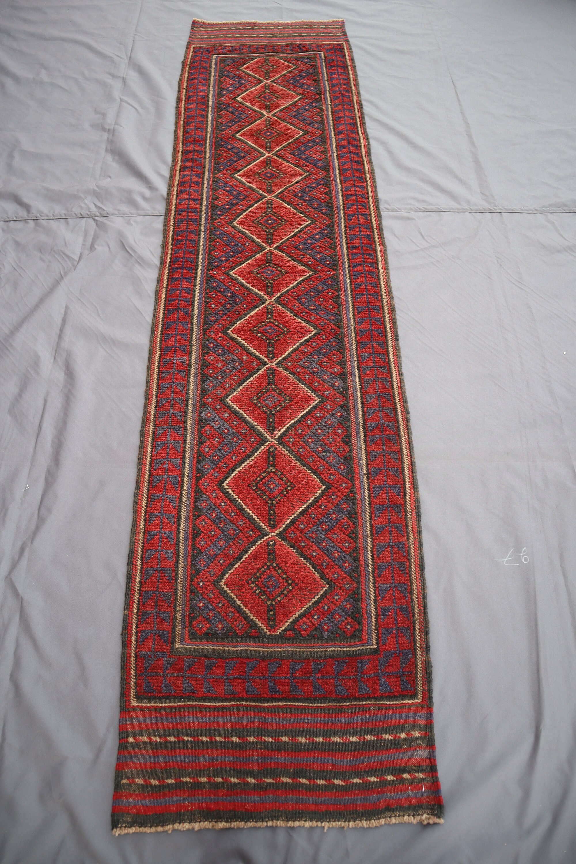 2x8 Ft Handmade Runner Rug Afghan Oriental Runner Rug, Hand Knotted ...