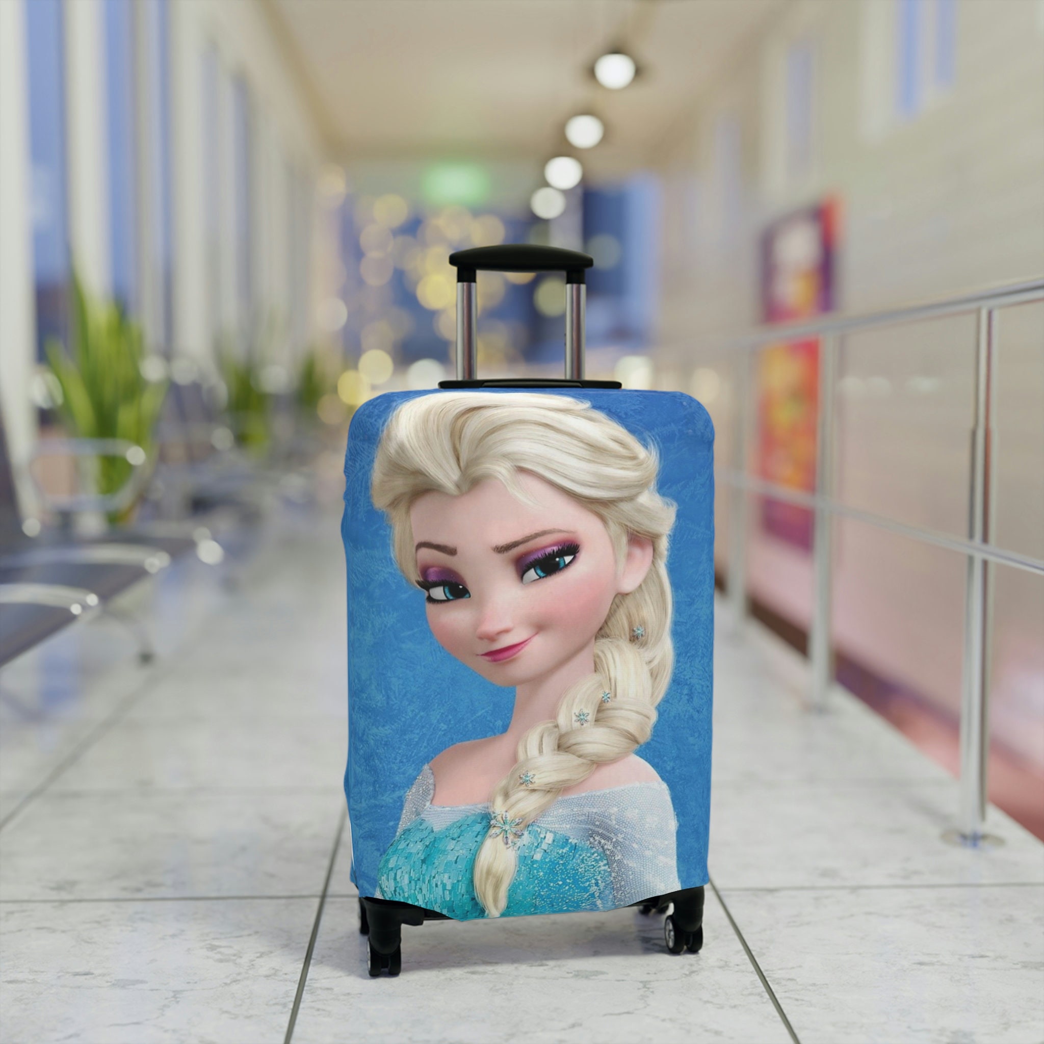 Frozen - Elsa Luggage Cover Designed & Sold By Delmer Vivacious