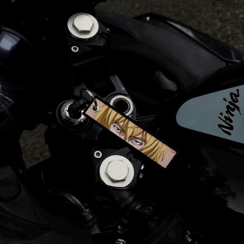 Motorcycle Key Tags Anime - Etsy