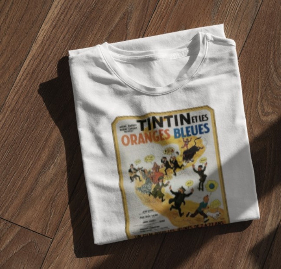 Vintage Oranges Bleues T-shirt, Comic Book Shirt, the Adventures Of ...