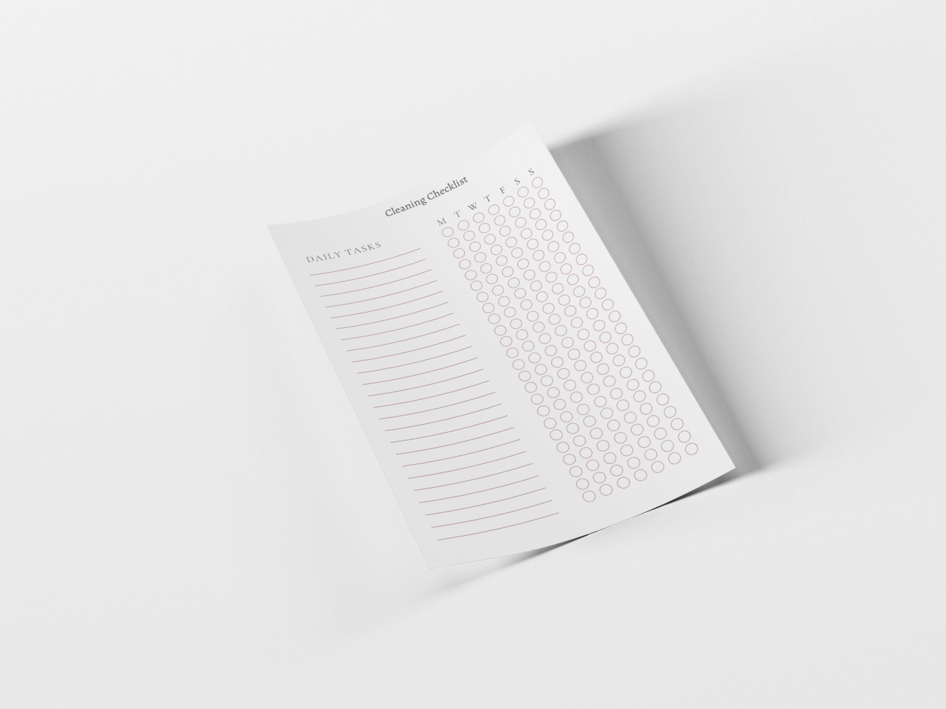 Editable Cleaning Checklist, Checklist, Digital Cleaning Checklist ...