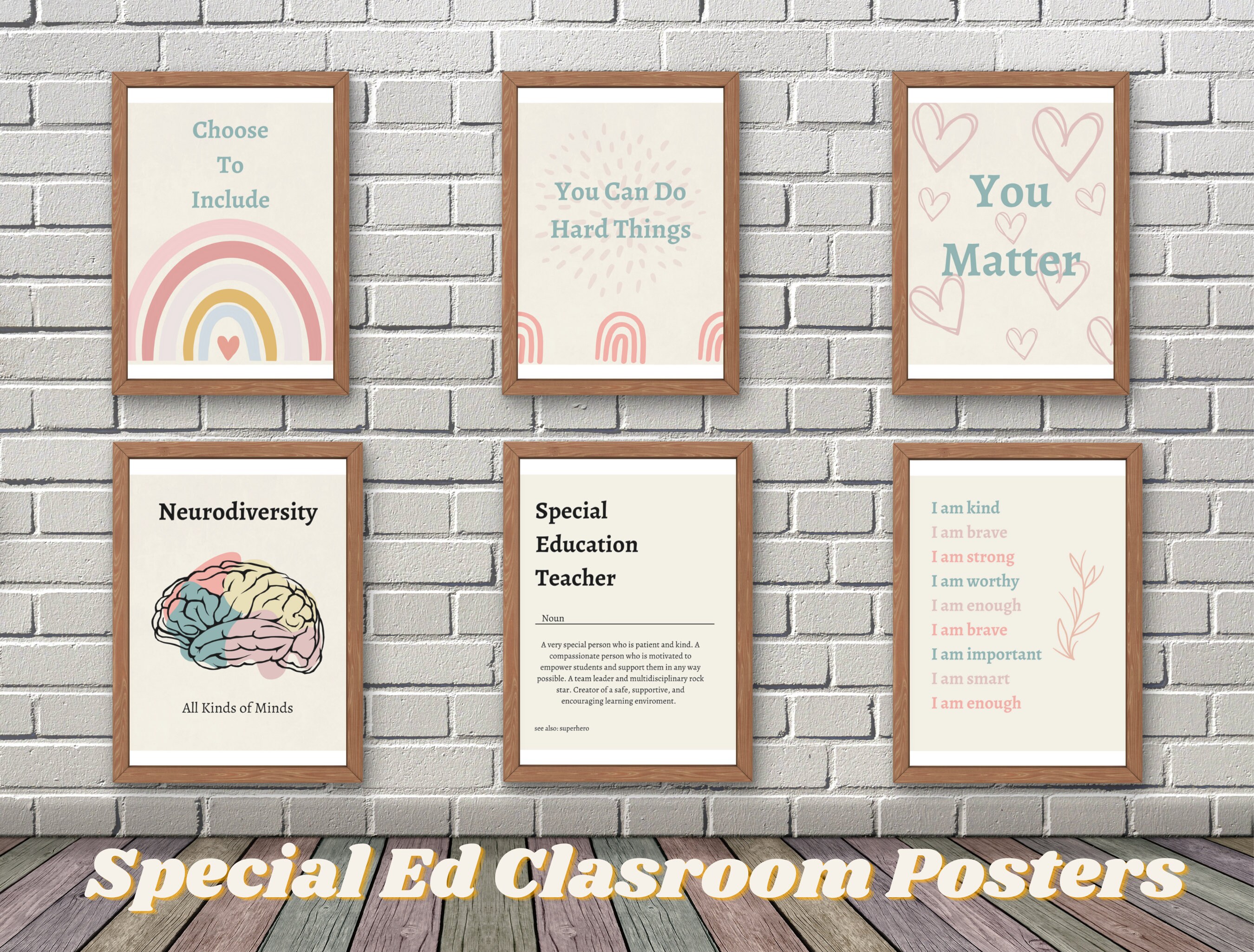Inclusion Posters for Classroom Special Education Classroom - Etsy