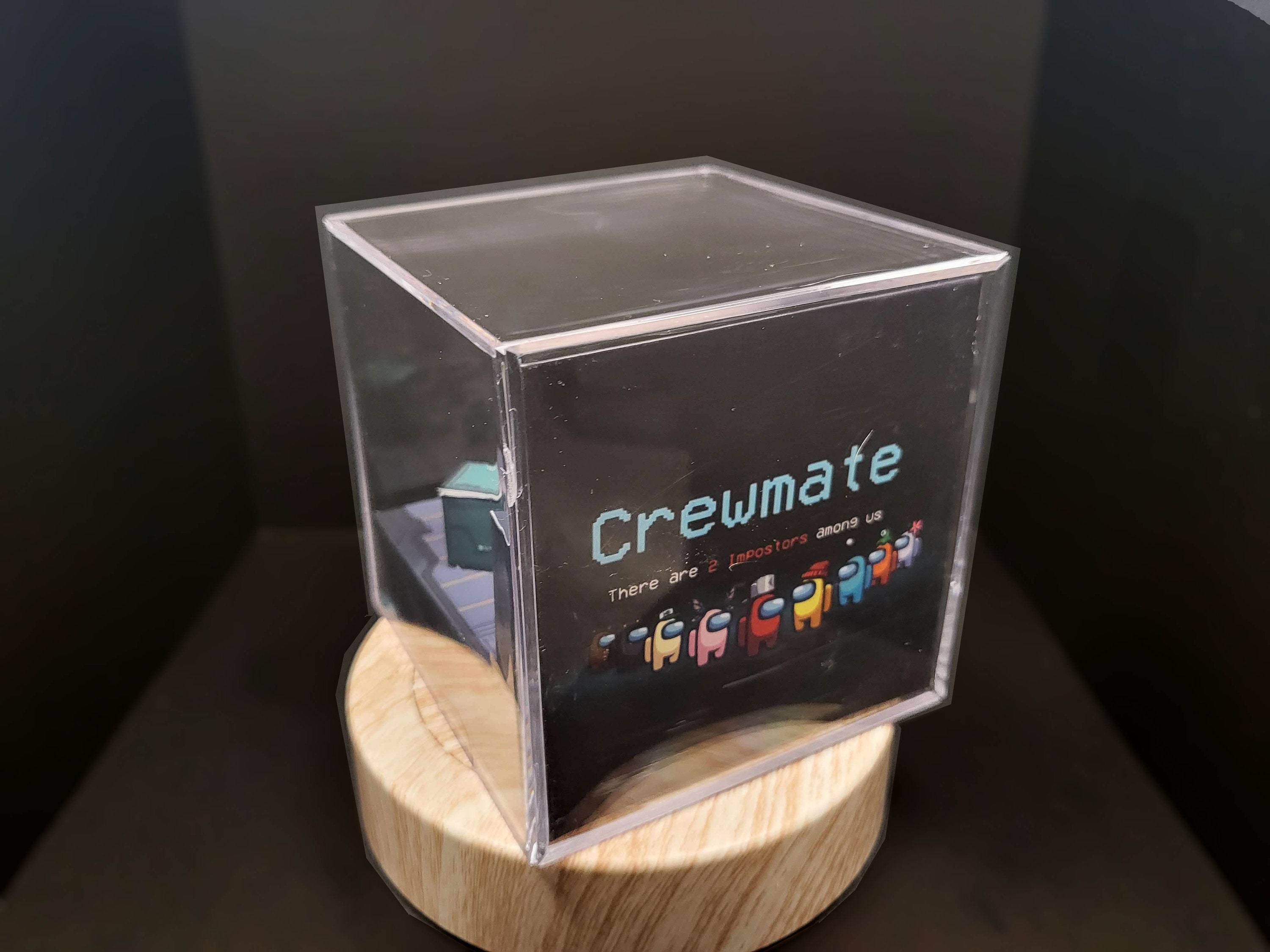 Among Us Diorama Cube Template 3D Videogame Gift for Gamer DIY Template ...