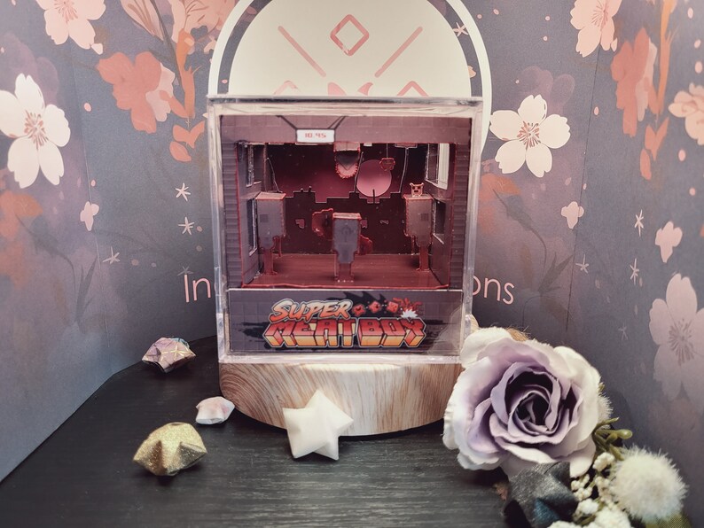 Super Meat Boy Scene Model Diorama - Etsy