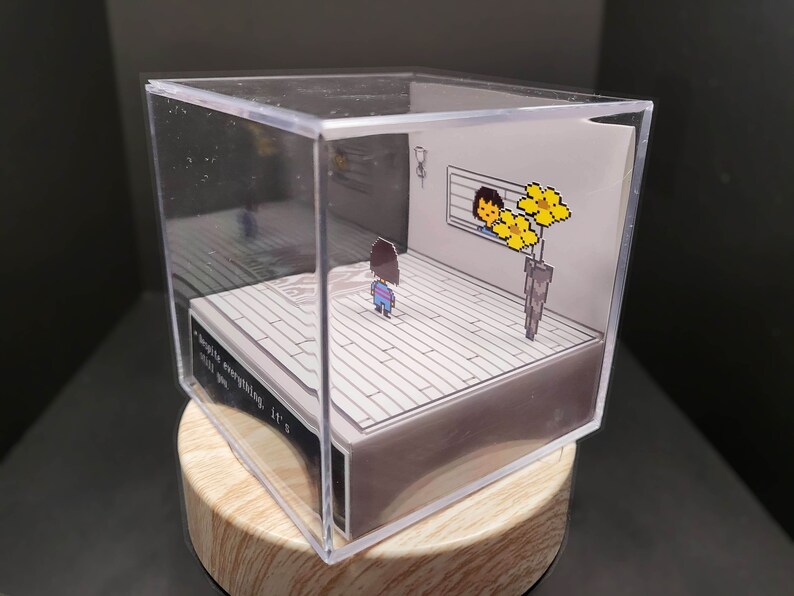 Undertale Despite Everything It's Still You Diorama Cube 3D Videogame ...