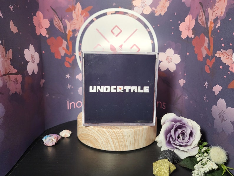 Undertale Sans Judgement Trial Hall Diorama Cube 3D Videogame Gift for ...