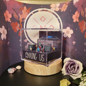 Among Us Diorama Cube - 3D Videogame - Gift for Gamer - Shadow Box ...